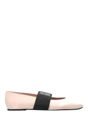 Givenchy Sliced Square Ballerinas In Satin - Silk Pink
