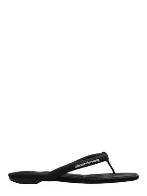 Alexander Wang Jenna Flat Thong Sandals - Black