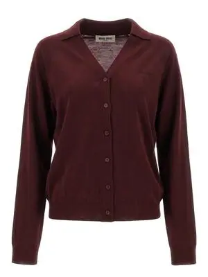 Miu Miu Wool Cardigan - Multicolor