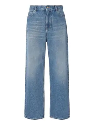 Fendi Denim Relaxed Fit Trousers - Multicolor