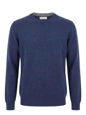 Brunello Cucinelli BRUNELLO CUCINELLI Cashmere Crew Neck Sweater Multicolor