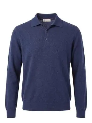Brunello Cucinelli Cashmere Polo Sweater - Multicolor