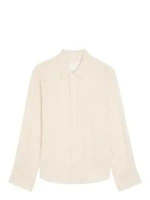 Citizens Of Humanity Kayla Shrunken Linen Shirt - Beige