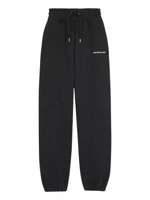 MKI MIYUKI ZOKU Uniform Logo-print Cotton-blend Sweatpants - Black