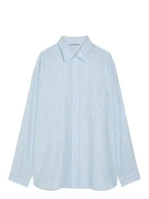 Acne Studios Striped Woven Shirt - Blue