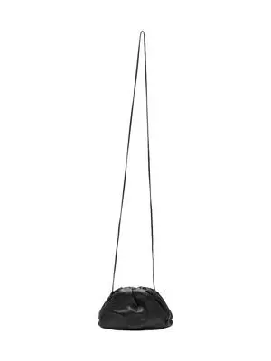 Bottega Veneta Pouch Leather Clutch Bag - Black