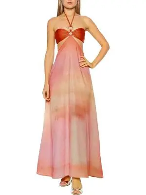 BAOBAB Yvon Cut-out Maxi Dress - Pink