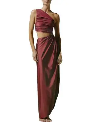 BAOBAB Aurora Cut-out Maxi Dress - Red