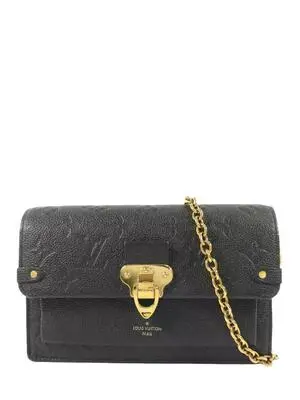LOUIS VUITTON Vavin Monogram Empreinte Shoulder Bag - Black