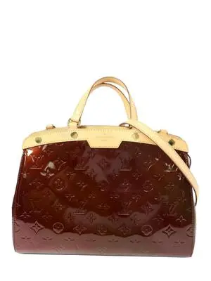 LOUIS VUITTON Monogram Vernis Brea Mm Tote Bag - Red