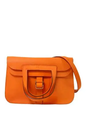 Hermès Mini Halzan Shoulder Bag - Orange