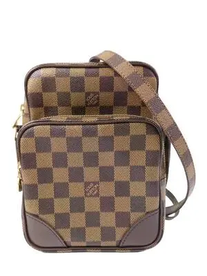 LOUIS VUITTON Damier Ebène Shoulder Bag - Brown