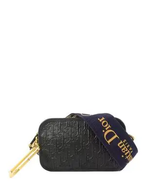 Dior Christian Dior DiorQuake Leather Shoulder Bag Black