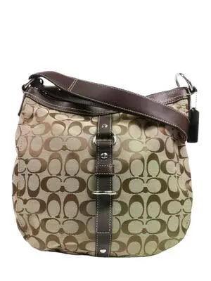 COACH VINTAGE Monogram Print Shoulder Bag - Neutrals