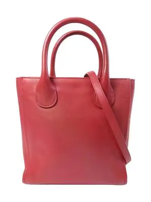 Chloé Small Joyce Calfskin Tote Bag - Red