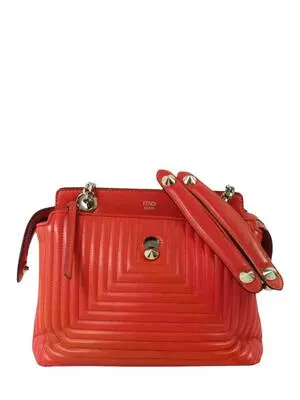 Fendi Dotcom Click Shoulder Bag - Red