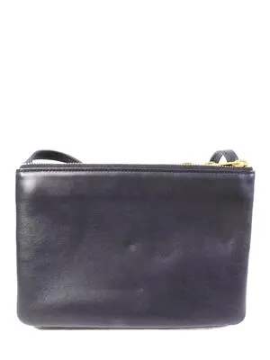 Celine Trio Calfskin Shoulder Bag - Black