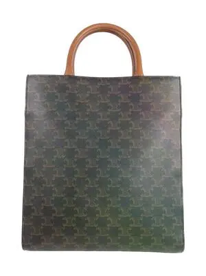 Celine Triomphe Cabas Tote Bag - Brown