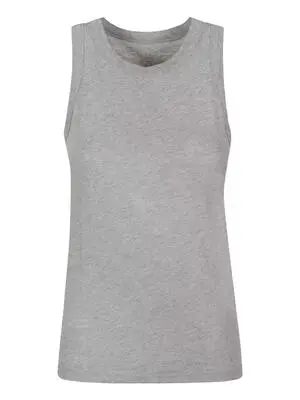 Majestic Filatures Ribbed Trim Tank Top - Grey