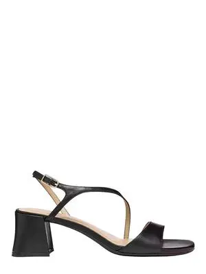 Geox Asymmetric-strap Block-heel Pumps - Black
