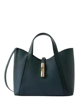 Furla Goccia Leather Tote Bag - Green