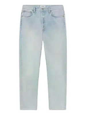 AGOLDE Faded Straight-leg Jeans - Blue