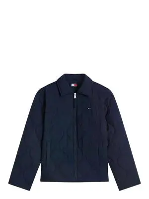 Tommy Hilfiger Quilted Zip-up Bomber Jacket - Blue