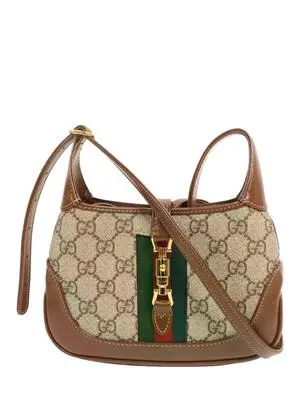 Gucci Gucci Mini Jackie 1961 GG Shoulder Bag Neutrals