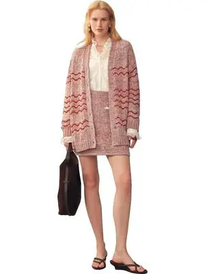 Fabrique Lorena Striped Cardigan - Multicolor