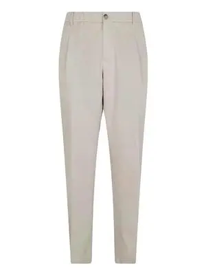 Paul & Shark Straight-leg Pleated Trousers - Neutrals
