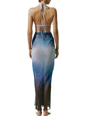 BAOBAB Baobab Nia Ombré-Effect Maxi Skirt Blue