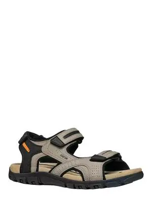 Geox Perforated Touch-strap Sandals - Neutrals
