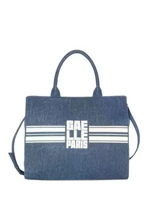 GAËLLE PARIS Gaelle Maxi Shopper Tote Bag - Blue