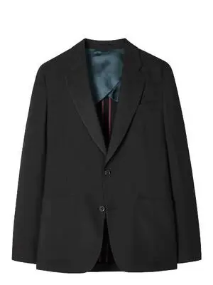 Paul Smith Two-ply Merino Wool Patch-pocket Blazer - Black