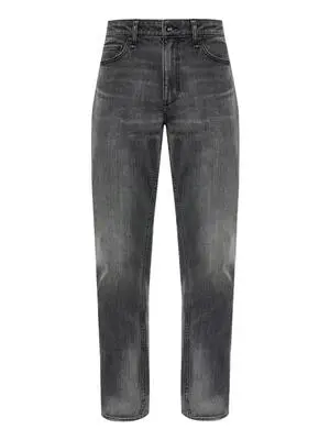 Rag & Bone Athletic Straight-leg Jeans - Grey