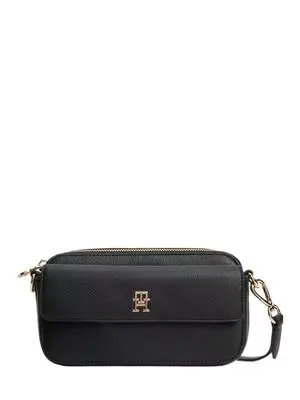Tommy Hilfiger Grained Texture Shoulder Bag - Black