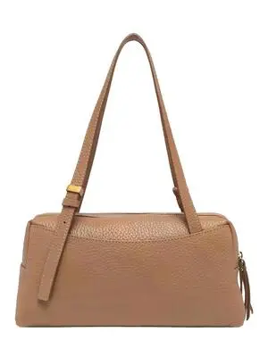 GIANNI CHIARINI Dea Grained Leather Shoulder Bag - Neutrals