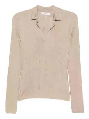 Max Mara Ribbed Knit Sweater - Neutrals