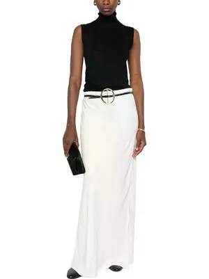 Sportmax Sleeveless Turtleneck Sweater - Black