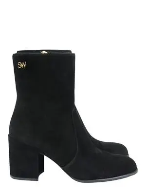 STUART WEITZMAN Quinn Block Heel Ankle Boots - Black