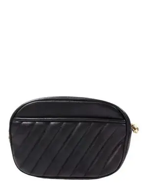 Michael Kors Quilted Leather Crossbody Bag - Black