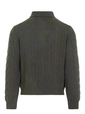 Ralph Lauren Cable-knit Cashmere Sweater - Green