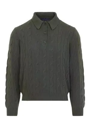 Ralph Lauren Cable-knit Cashmere Sweater - Green