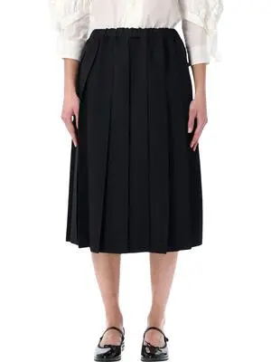 COMME DES GARÇONS Pleated Midi Skirt