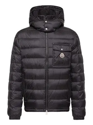 Moncler Moncler Collection Verith Hooded Short Down Jacket Blue