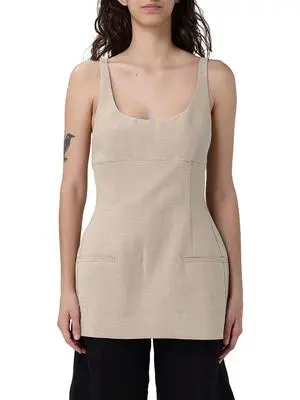 TELA Sleeveless Top - Beige