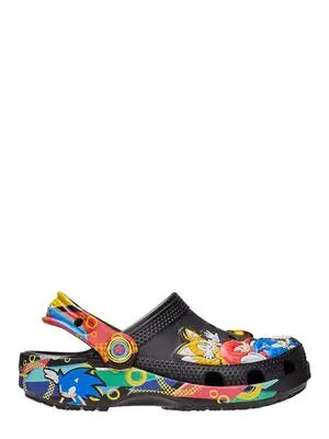 CROCS Sega Sonic The Hedgehog X Classic Clog - Black