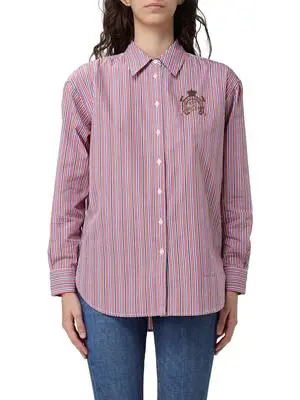 Ralph Lauren Striped Cotton Shirt - Orange
