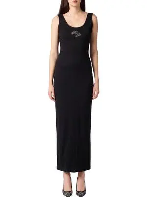 Philipp Plein Embellished Maxi Dress - Black