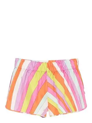 Emilio Pucci Printed Silk Shorts - Multi